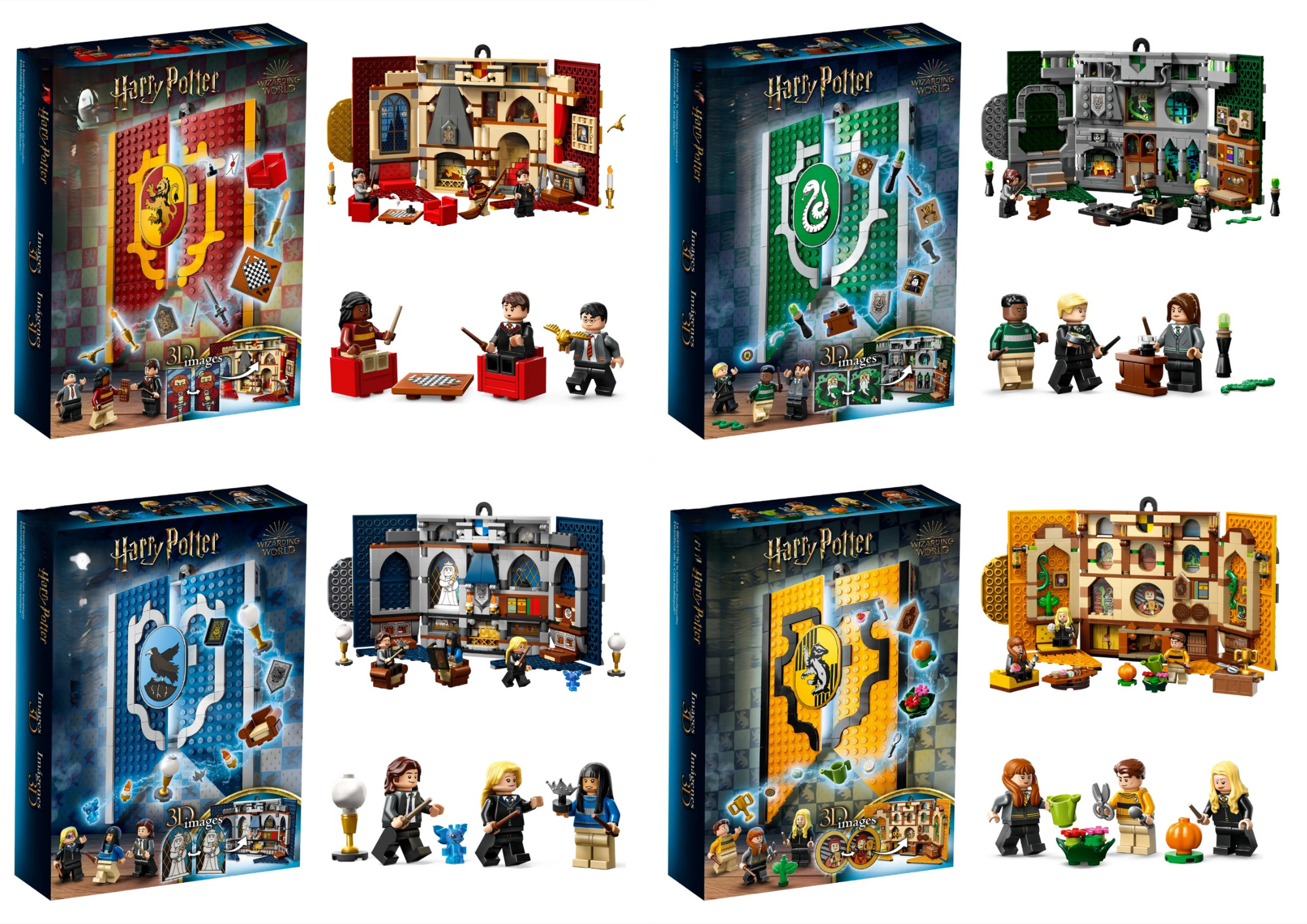 Harry Potter House Banner MOC Building Sets – Darkie's Collectibles