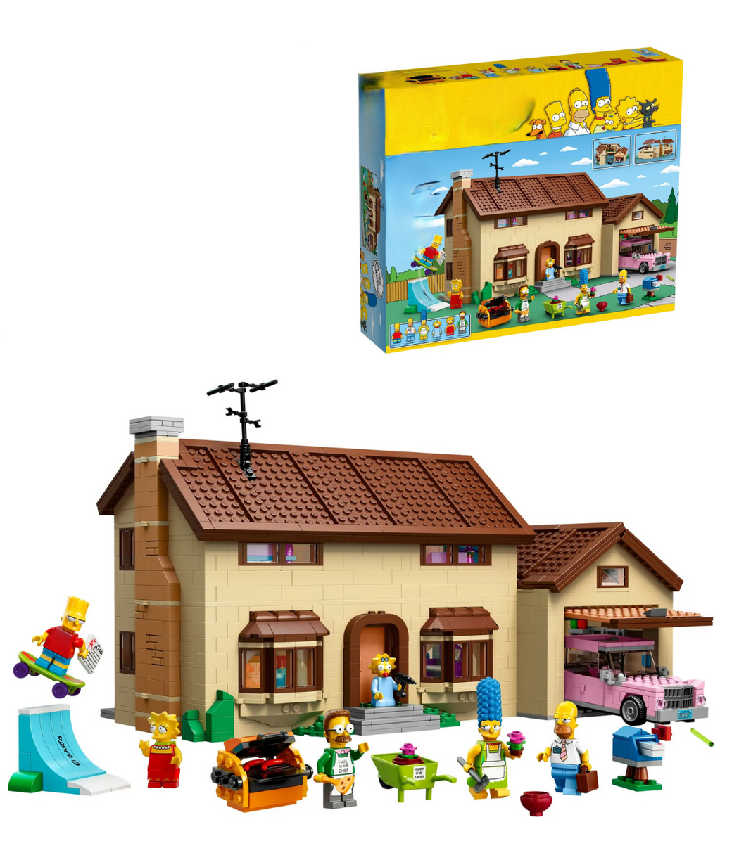 MOC Set No. 71006 The Simpsons House (Total Pieces - 2523) – Darkie's ...